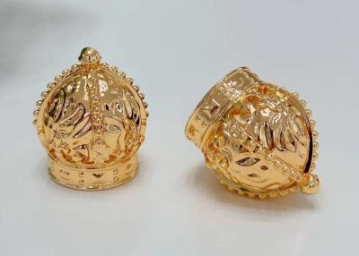 中国 金冠亜鉛合金 豪華な香りの体験のためのザマック香水キャップ 販売のため