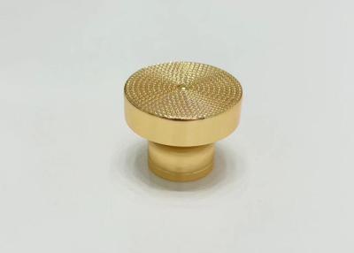 Cina Cappuccio per profumi in metallo oro durevole ed elegante per il branding e la personalizzazione in vendita