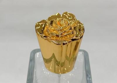 China Bloemvormige zinklegeringen voor parfumflessen voor milieuvriendelijke verpakkingen Te koop