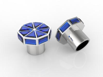 Cina Tappi per bottiglie di profumi in lega di zinco di diamanti personalizzati per bottiglie di profumi in vendita