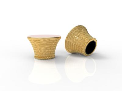 중국 반짝이는 금 T 모양의 Zamak 향수 캡 주황 향수 병 캡 판매용