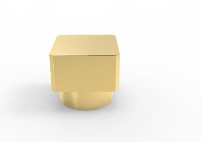 중국 사용자 정의 로고 프리미엄 반짝이는 사각형 모양 캡 향수 캡 15 요금 판매용