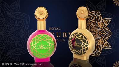 중국 핑크 알로이 황금 자마크 향수 모자 세트 판매용