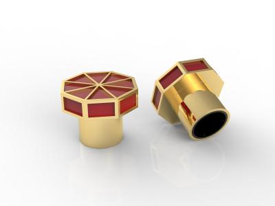 中国 高級水晶T型ザマック香水キャップ 亜鉛合金ガラス香水ボトルキャップ 販売のため