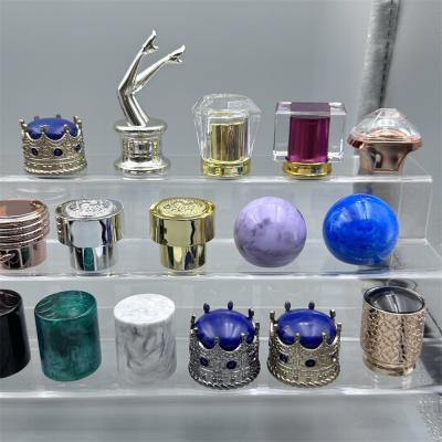 China ABS Plastic Perfume Bottle Cap with 15MM Port Size and Maximum Continuous Temperature 150 °F for Cosmetics Application for sale