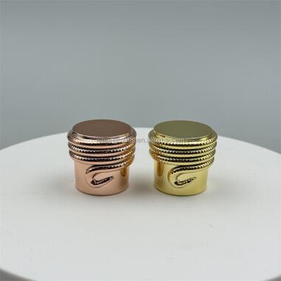 China 15mm ABS Plastic Perfume Crown Cap with Iron Metal Pump for Non-Refillable Bottle Closures in Cosmetics Industry for sale