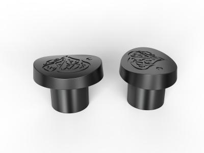 China Factory High-Quality T Shaped Zamac Perfume Bottle Caps Zinc Alloy Perfume Lids Cover for sale