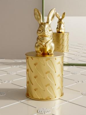 China Hot-selling high-quality customized rabbit Zamak perfume cap, zinc alloy perfume set cap for sale