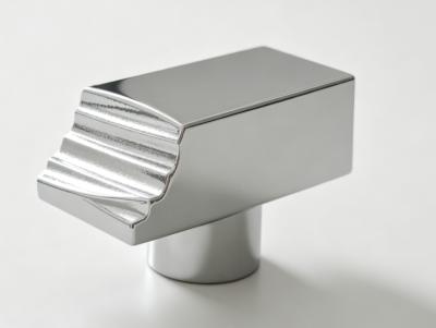China Modern Geometric Chrome Zamak Perfume Cap for sale