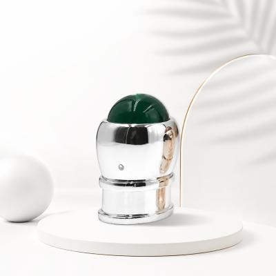 China Luxury Customized Silver Color Perfume Bottle Cap with High Corrosion Resistance and Leak-Proof Fit for sale