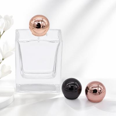 China 25mm x 30.8mm High-Grade Zinc Alloy Zamac Perfume Cap with Mirror Polish Finish and Customizable Colors for sale