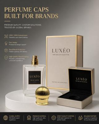 China Zinc Alloy Vertical Ribbed Sphere Perfume Cap Mirror Gold Plated Striped Ball Shape Cosmetic Bottle Lid Custom Logo OEM For Glass Perfume Bottle Magnetic for sale