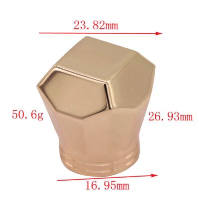 Cina Quattro hanno parteggiato cappucci a forma di diamante del profumo di Zamak, piccole cime della bottiglia di profumo in vendita