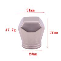 China Custom Zamac Irregular Perfume Bottle Caps 31x32mm Zinc Alloy Lids for sale