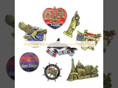Souvenir Gift Cool Fridge Stickers Local Landmark Building