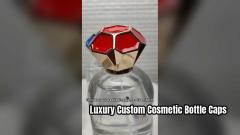 Luxury Custom Zinc Alloy Cosmetic Bottle Caps Wholesale