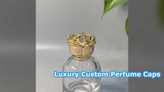 Luxury Custom Zamac Perfume Bottle Caps for Premium Brands