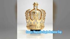 Luxury Eagle Wing Magnetic Perfume Cap Gold Plated