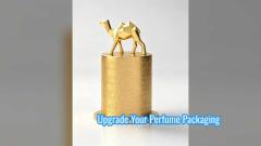 Luxury Fan Shaped Perfume Cap Gold Plated Fragrance Lid