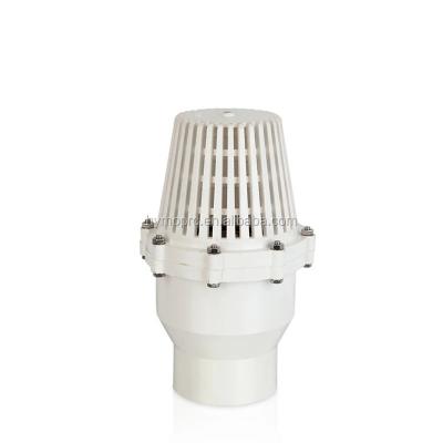 China 1/2"-4" Plastic Foot Valve for PVC Tube Bottle Valve Manufacture Processing Service for sale