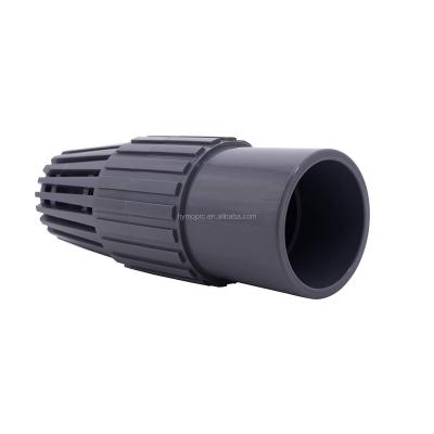 China Standaardlengte PVC voetklep Balkklep voor watertank Sanitair Materiaal Water stopcontact Te koop