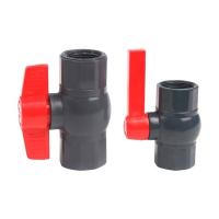 China 2-Inch Size UPVC Ball Valve with ABS Handle White Grey Socket/ Thread Connection for sale