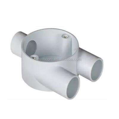 Cina Fittings per condotti elettrici in PVC da 20 mm per impianti idraulici durevoli in vendita