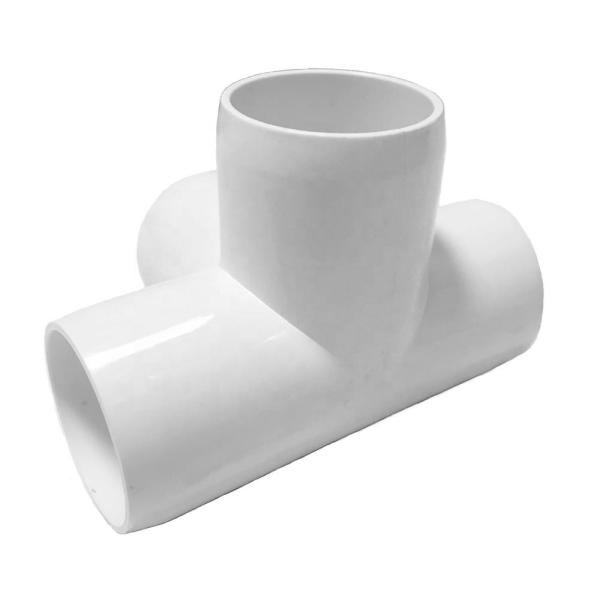 Quality ASTM Standard 3/4 Inch 3 Way Corner Connector Joint Elbow PVC Pipe Fittings for for sale
