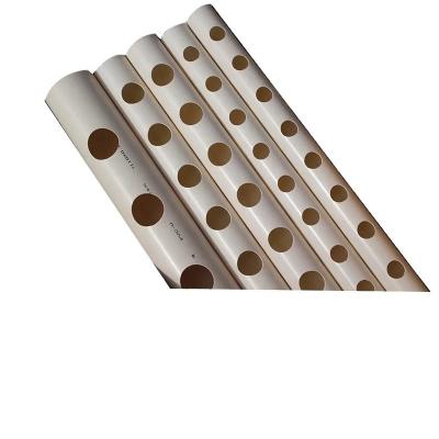 China Standard Thickness Round PVC Pipes Hydroponic NFT System for Garden Cultivation for sale