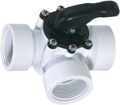 Cina Valvola a sfera in PVC a 3 vie per piscine Medi idraulici per acqua Applicazione generale OEM in vendita