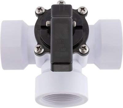 Cina Valvola a sfera in PVC a 3 vie per piscine Medi idraulici per acqua Applicazione generale OEM in vendita