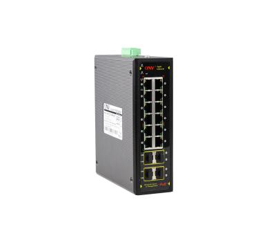 China Industrial 16 Port Gigabit PoE Switch 52Gbps For Communication Network for sale