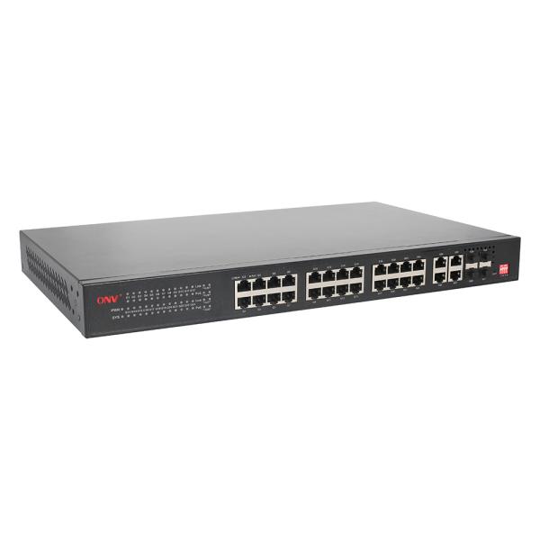 Quality 28-port Gigabit Easy Managed PoE Switch with 30W per Port Power Supply for sale