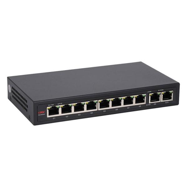 Quality Unmanaged Model 10 Port Gigabit PoE Switch With 20Gbps Switching Capacity for sale
