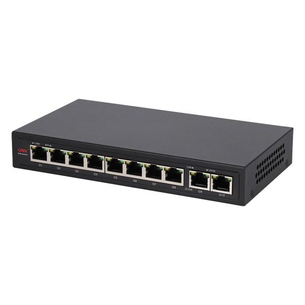 Quality Unmanaged Model 10 Port Gigabit PoE Switch With 20Gbps Switching Capacity for sale