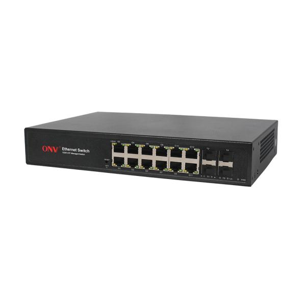 Quality 16 Port 10G Uplink Managed Ethernet Switch With L3 Network Management for sale
