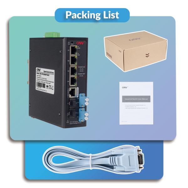 Quality 6 Port Gigabit Industrial PoE Switch With Bypass Function L2+ Network Management for sale