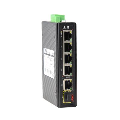 China Unmanaged 6 Port Gigabit PoE Switch Vibration Resistant For Industrial Automation for sale