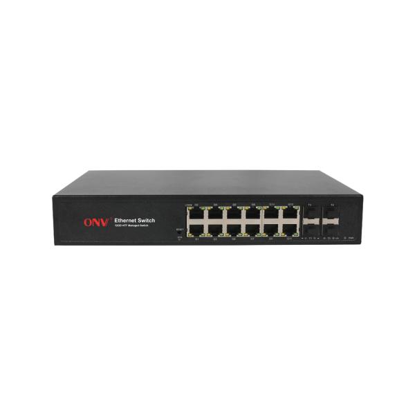 Quality 16 Port 10G Uplink Managed Ethernet Switch With L3 Network Management for sale