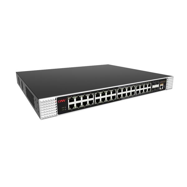 Quality 36 Port 10G Uplink Managed Industrial PoE Switch L2+ Network Management for sale
