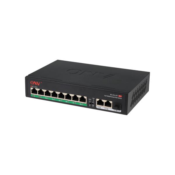 Quality Zero Configuration 11 Port Gigabit PoE Switch With 12Gbps Switching Capacity for sale