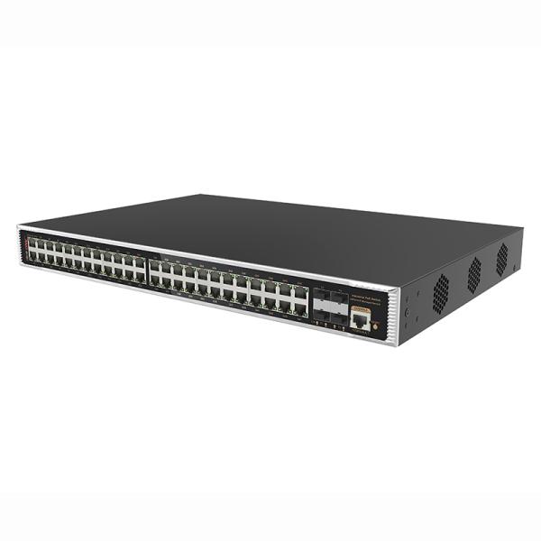Quality 52 Port 10G Uplink Managed Industrial PoE Switch With L3 Network Management for sale