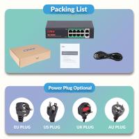 China 10 Port Smart PoE Switch With Watchdog Function For Reliable Network Access for sale