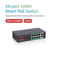 China 10 Port Smart PoE Switch With Watchdog Function For Reliable Network Access for sale