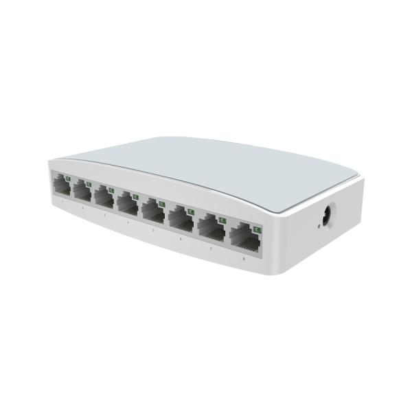 Quality 8-port 10/100M Ethernet switch with 1.6Gbps switching capacity for reliable for sale