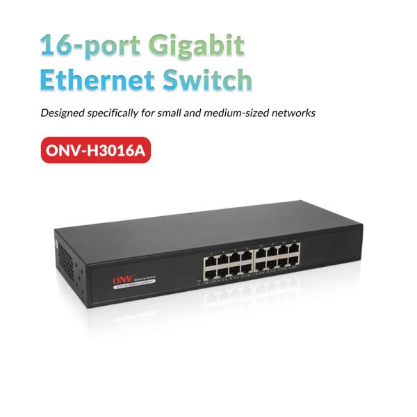 Quality 16 Port Gigabit Ethernet Switch With 4.1M Buffer Memory Plug And Play Operation for sale