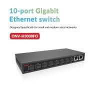 China 10 Port Gigabit Ethernet Switch Wide Temperature with Plug And Play Functionality for sale