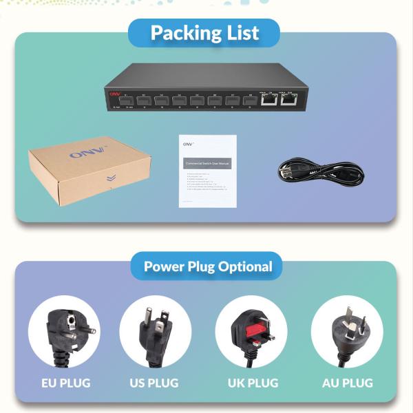 Quality 10 Port Gigabit Ethernet Switch Wide Temperature with Plug And Play Functionalit for sale