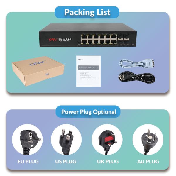 Quality 16 Port 10G Uplink Managed Ethernet Switch With L3 Network Management for sale