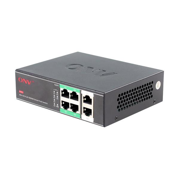 Quality Commercial Grade 6 Port Gigabit PoE Switch With IEEE802.3af/At Support for sale